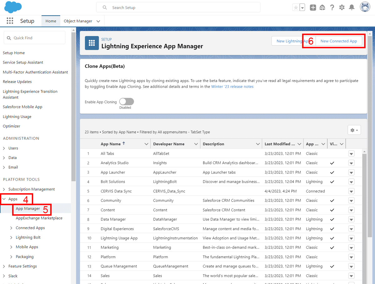 Configuring Salesforce Integration with CERVIS – CERVIS Customer Support
