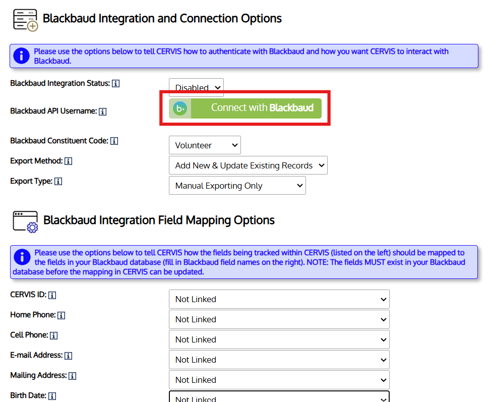 Configuring Blackbaud Raisers Edge NXT Integration with CERVIS – CERVIS ...